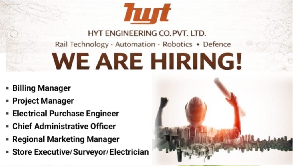 HYT Engineering Latest Jobs 2026 | Multiple Openings Across India ...